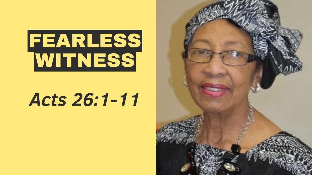 Sunday, June 30, International Sunday School Lesson "Fearless Witness ...