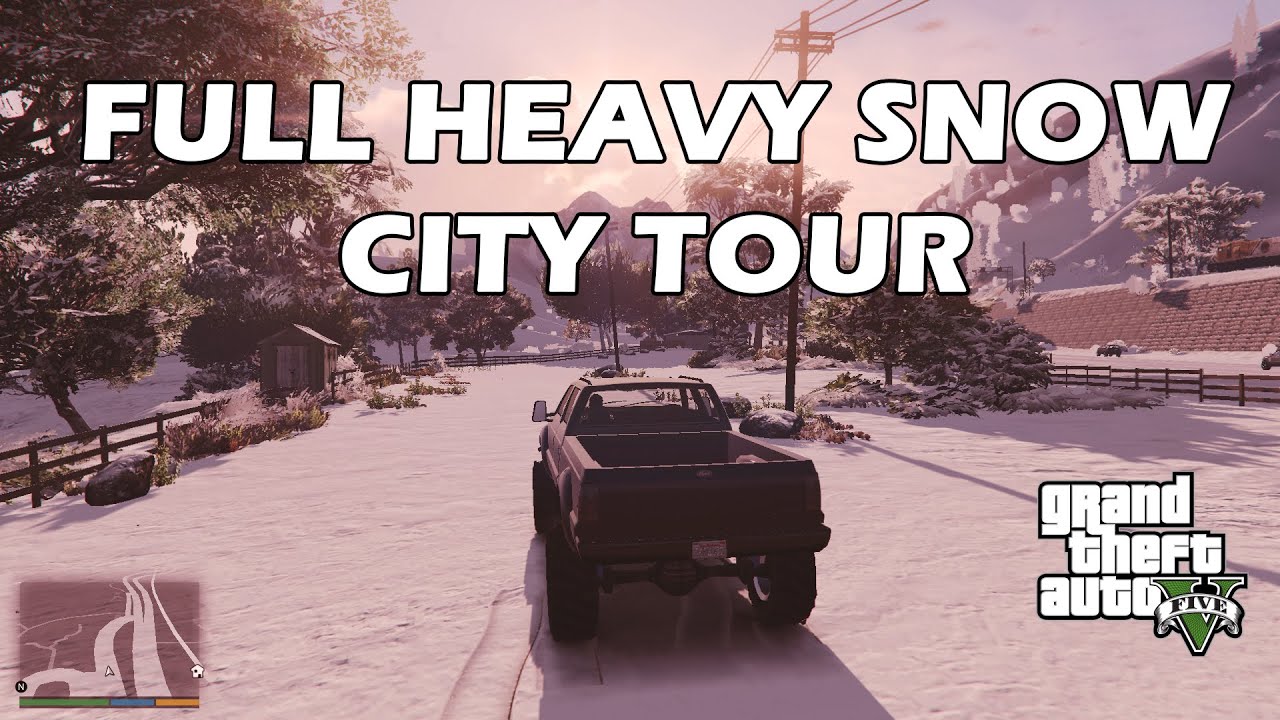 GTA V Full Heavy Snow Survive the Ultimate Blizzard | Video #004 - YouTube