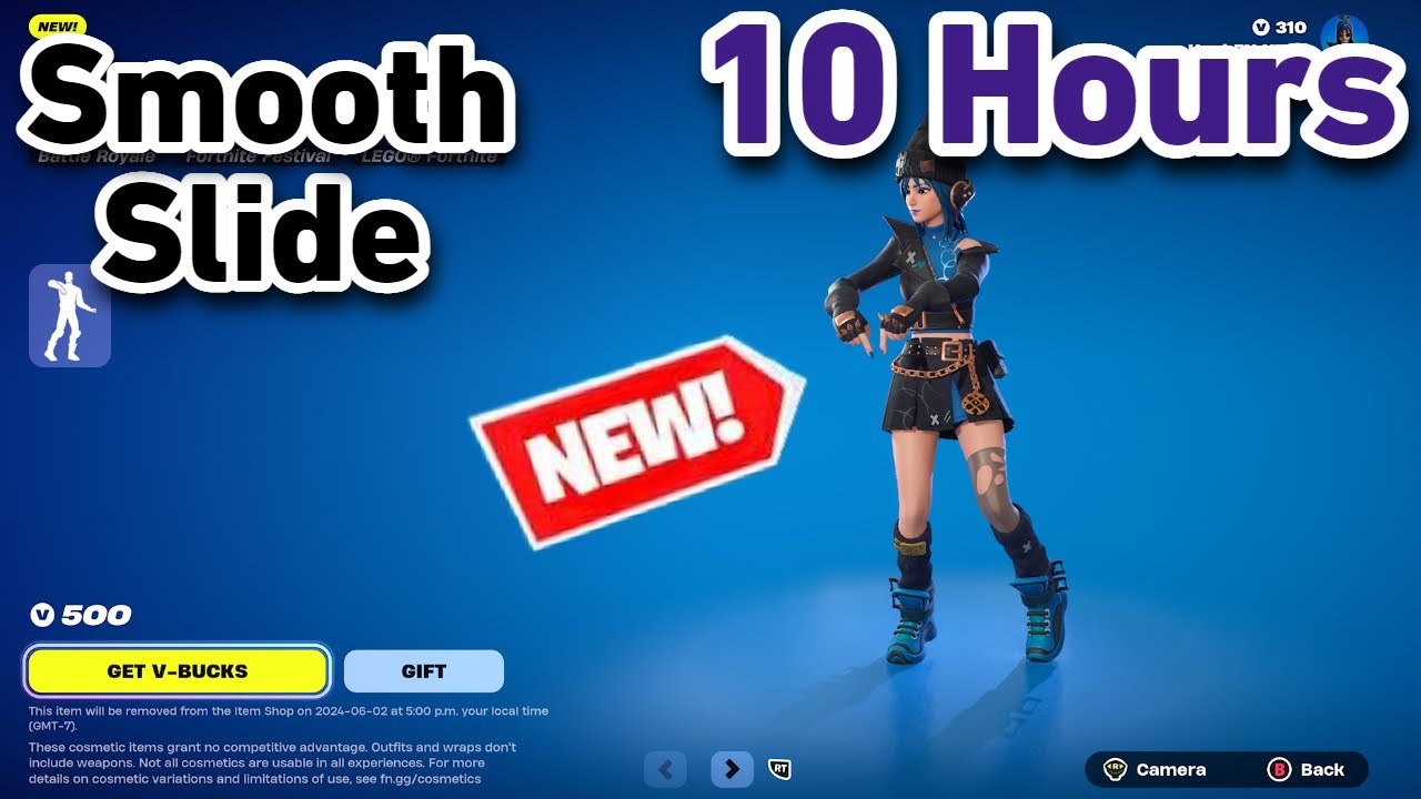 Fortnite Smooth Slide Emote (10 Hour Version) From Metro Boomin ...