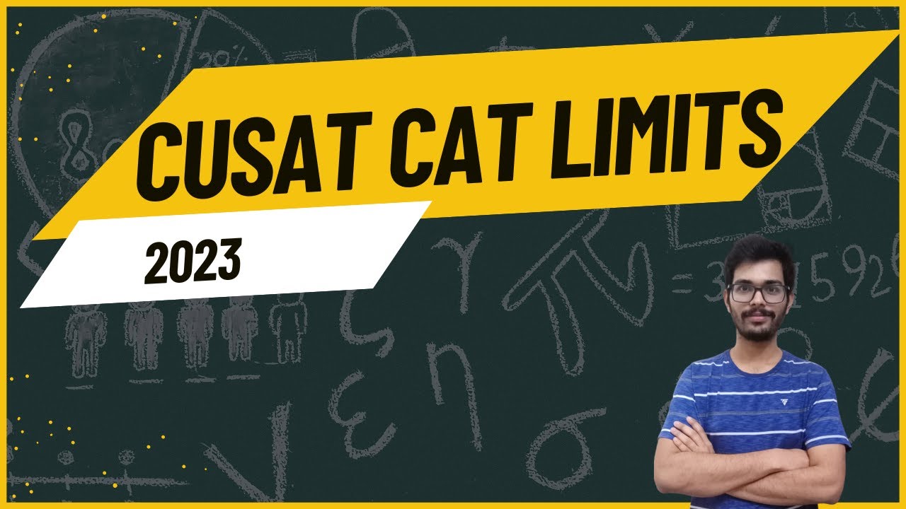 #CUSAT CAT LIMITS PREVIOUS YEAR QUESTION #CUSATCAT2024 - YouTube