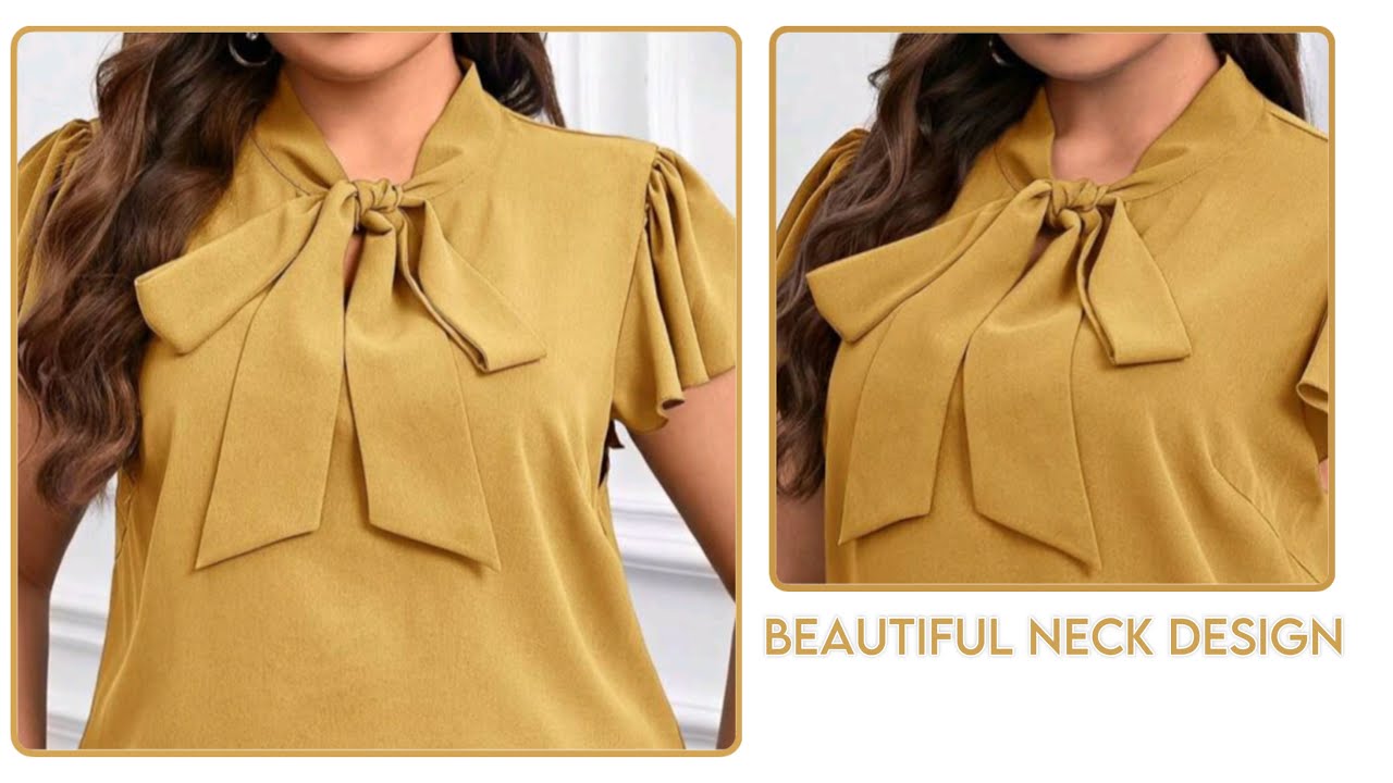 Smart Neck Design for Office Blouse | This is neve make you regret ...