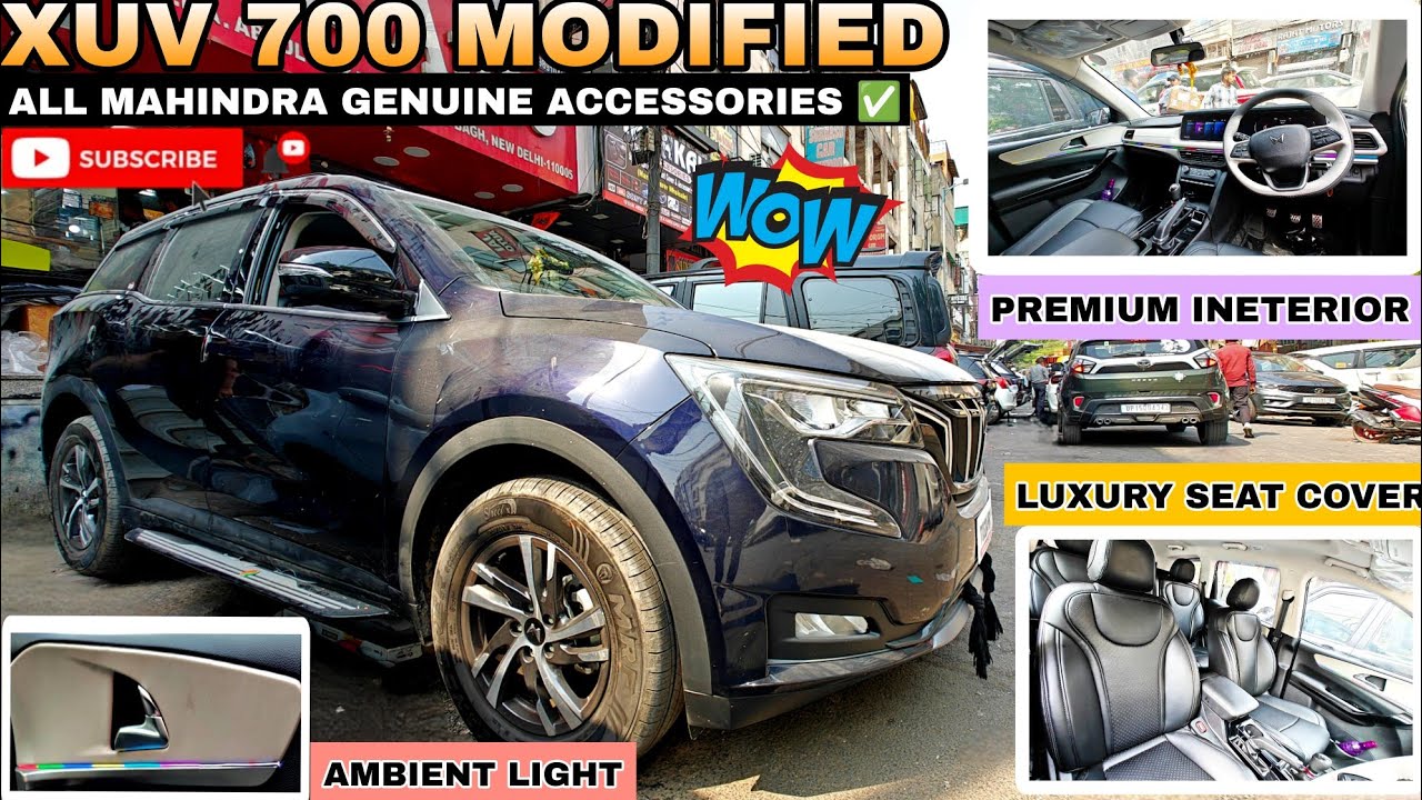 #mahindra #xuv700 MX MODIFIED FULL MODIFICATION🔥MAHINDRA GENUINE ...