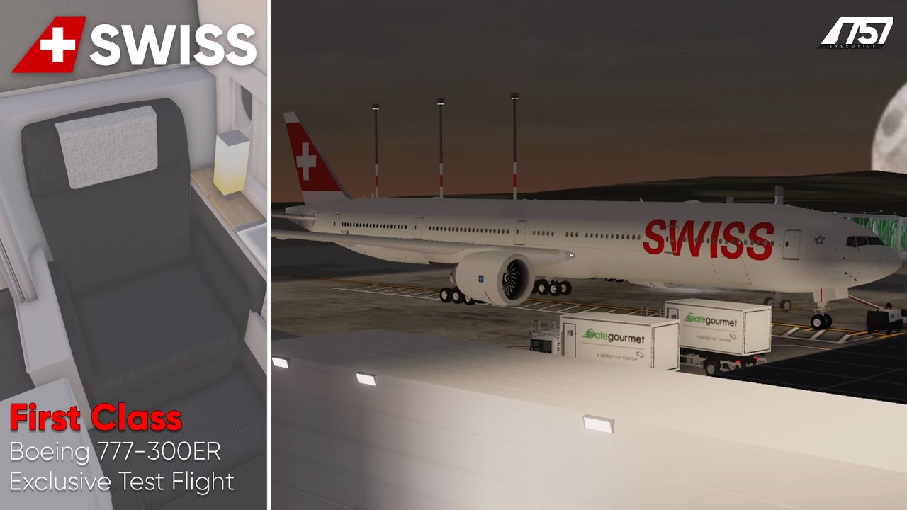 ROBLOX | Swiss International Air Lines | First Class | Boeing 777-300ER ...