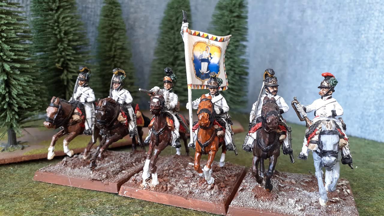 Napoleonic Basics Austrian Heavy Cavalry - YouTube