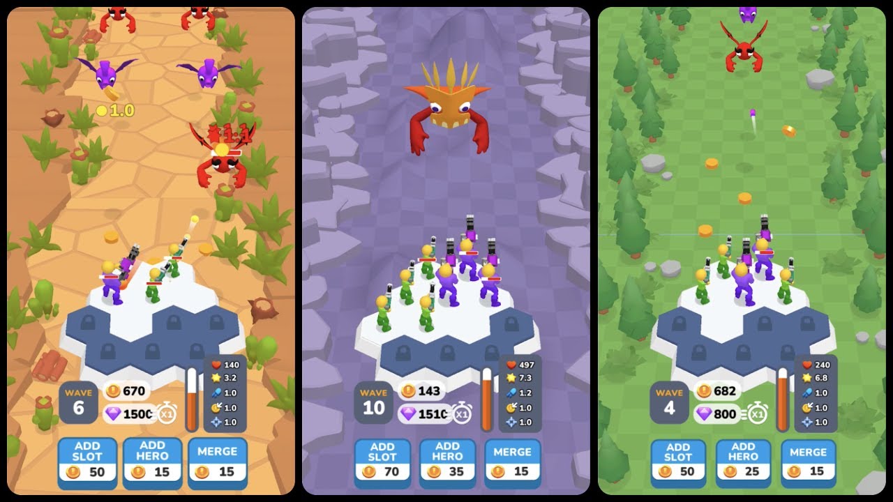 Platform Survive: Idle Defence —Game Gameplay Video - YouTube