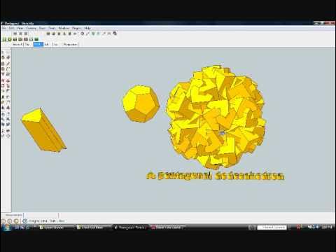 Sketchup Tutorial-001, pentagonal dodecahedron.wmv - YouTube