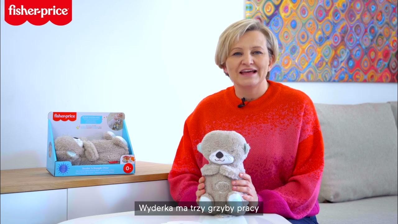 Fisher-Price® Wydra Usypianka-Przytulanka Oddychający uspokajacz (FXC66 ...