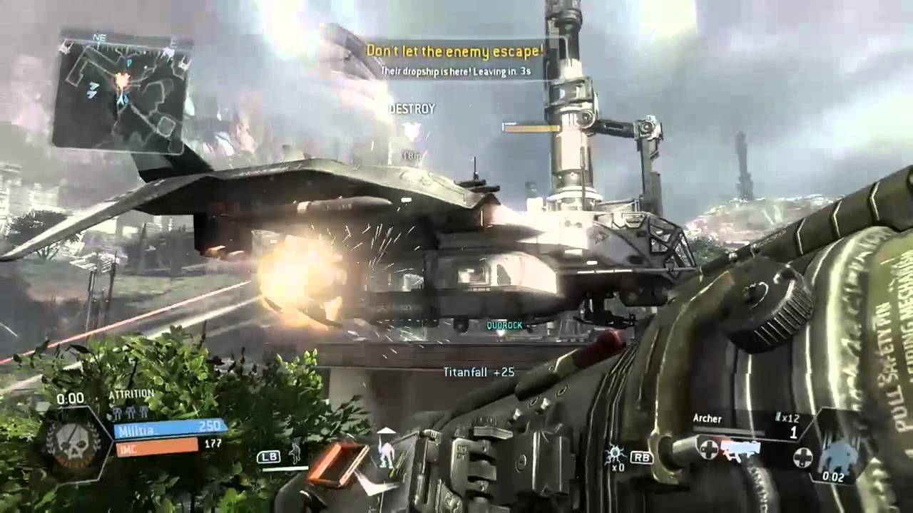 Drop Ship Vs Titanfall - YouTube