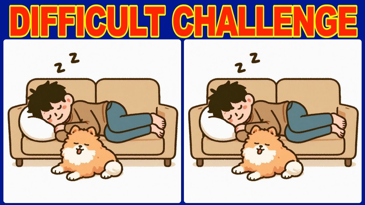 【Spot the Difference】⚡️ Challenge Your Brain! Find 3 Differences in ...