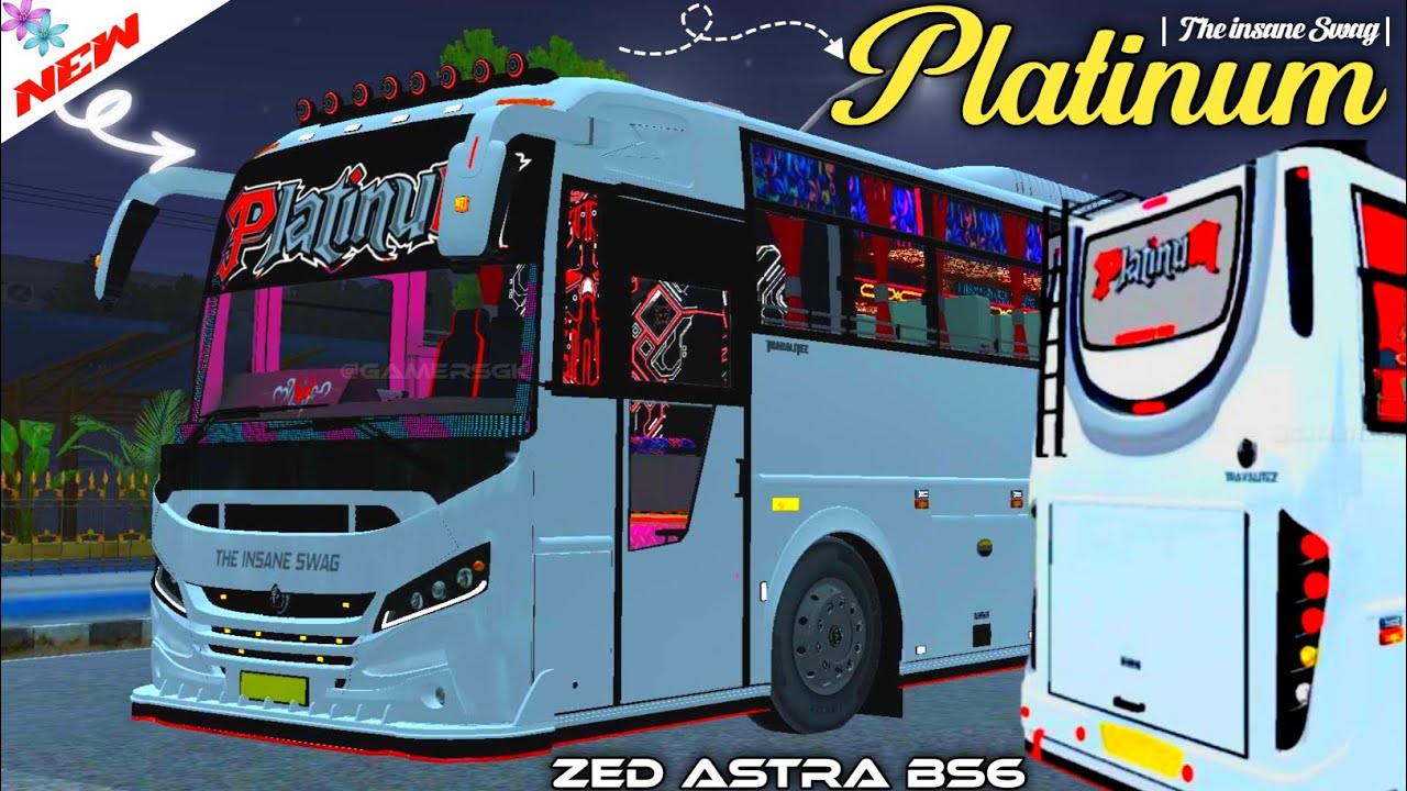👣NEW PLATINUM HOLIDAYS ZED ASTRA BS6 TRENDING 🔥 || BUS MOD REVIEW AGAIN ...