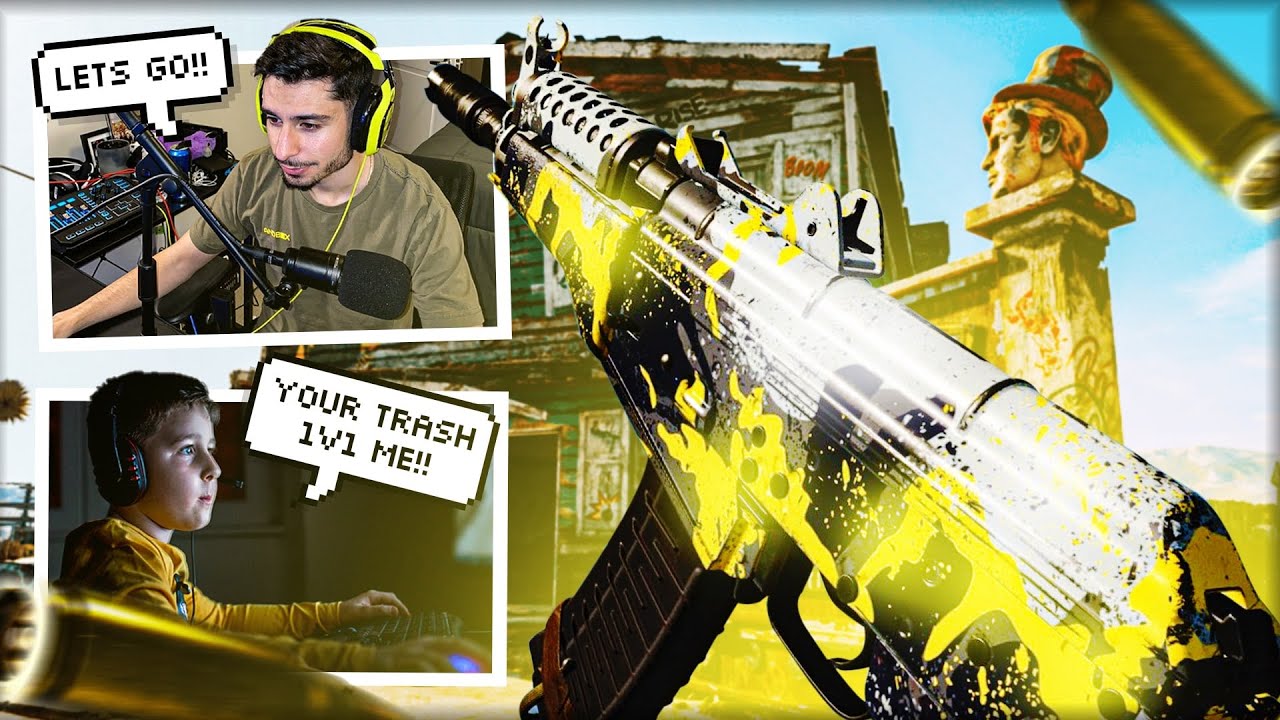 I 1v1 a trash talker for money in COD and expose him... - YouTube
