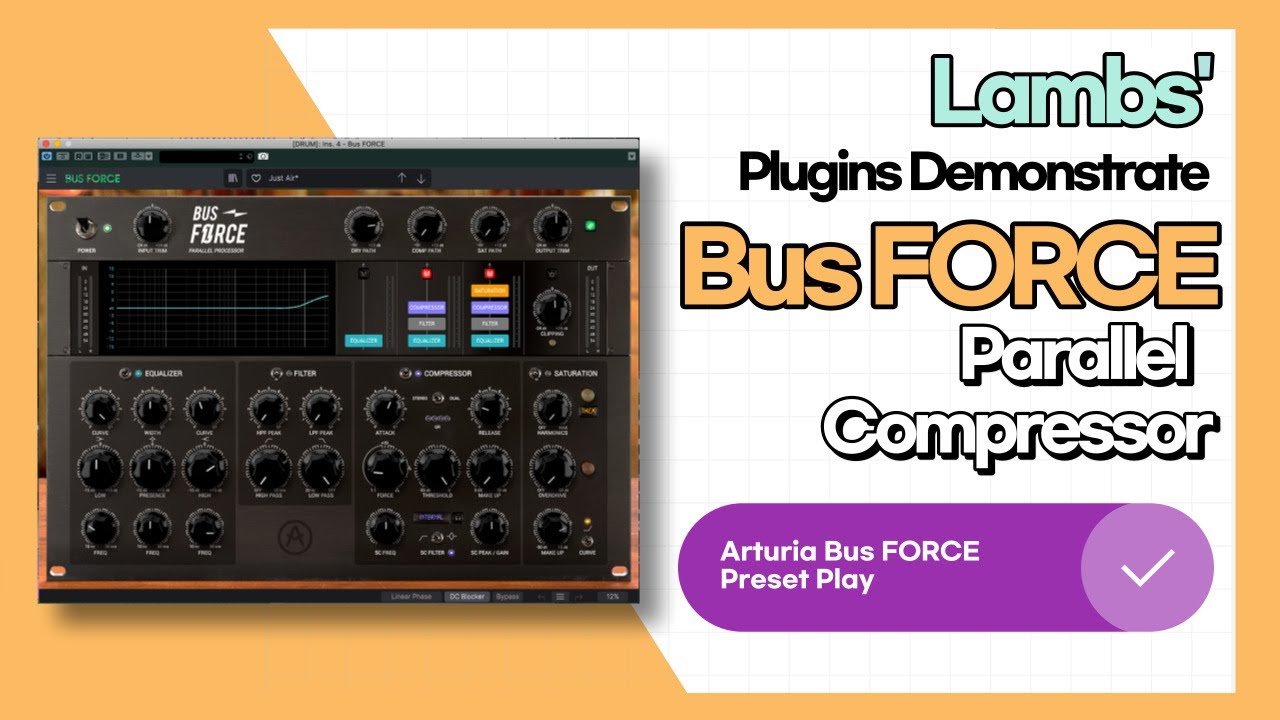 [Demo] Arturia Bus FORCE PRESET Operation - YouTube