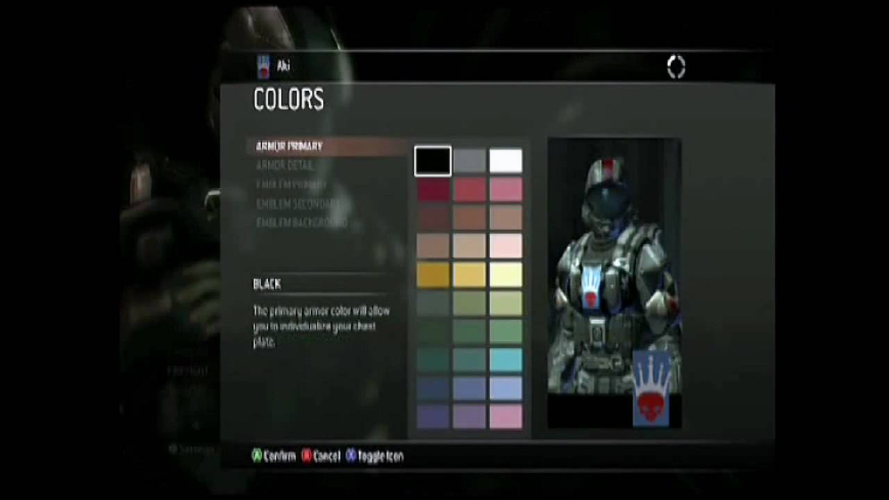 Halo 3 ODST MAIN MENU SELECTION - YouTube