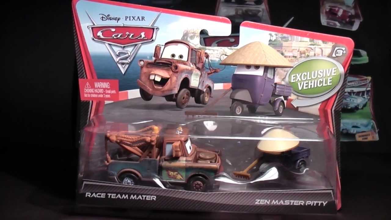Cars 2 - Zen Mater Pitty Exclusive & Race Car Mater - Review Die-Cast 1 ...