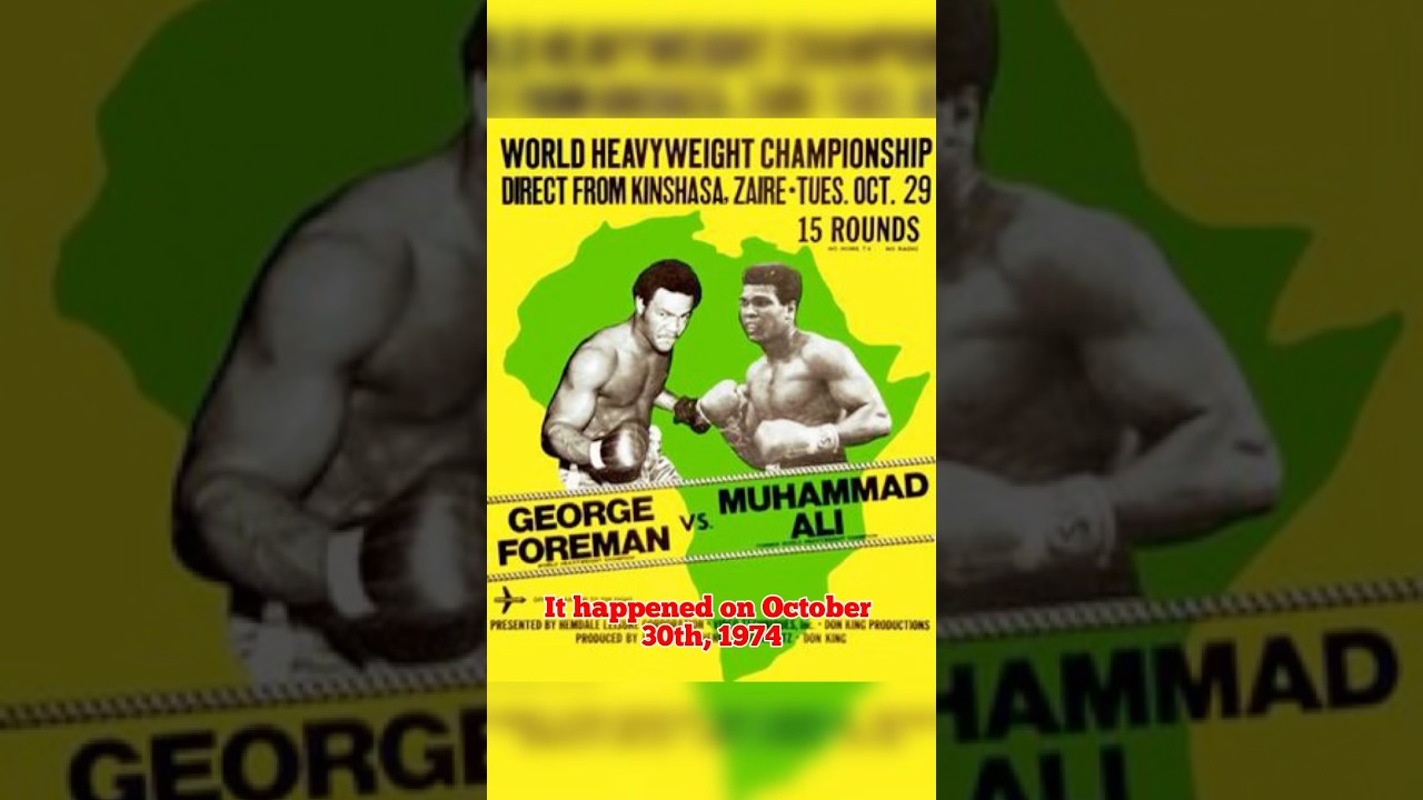 The Rumble in the Jungle #shorts #boxing - YouTube