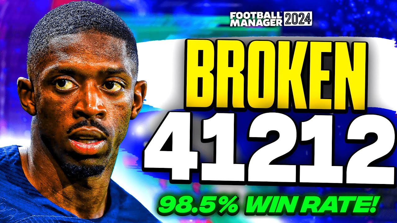 Broken Meta 4 1 2 1 2 98 5 Win Rate Fm24 Tactic Best Fm24 Tactics