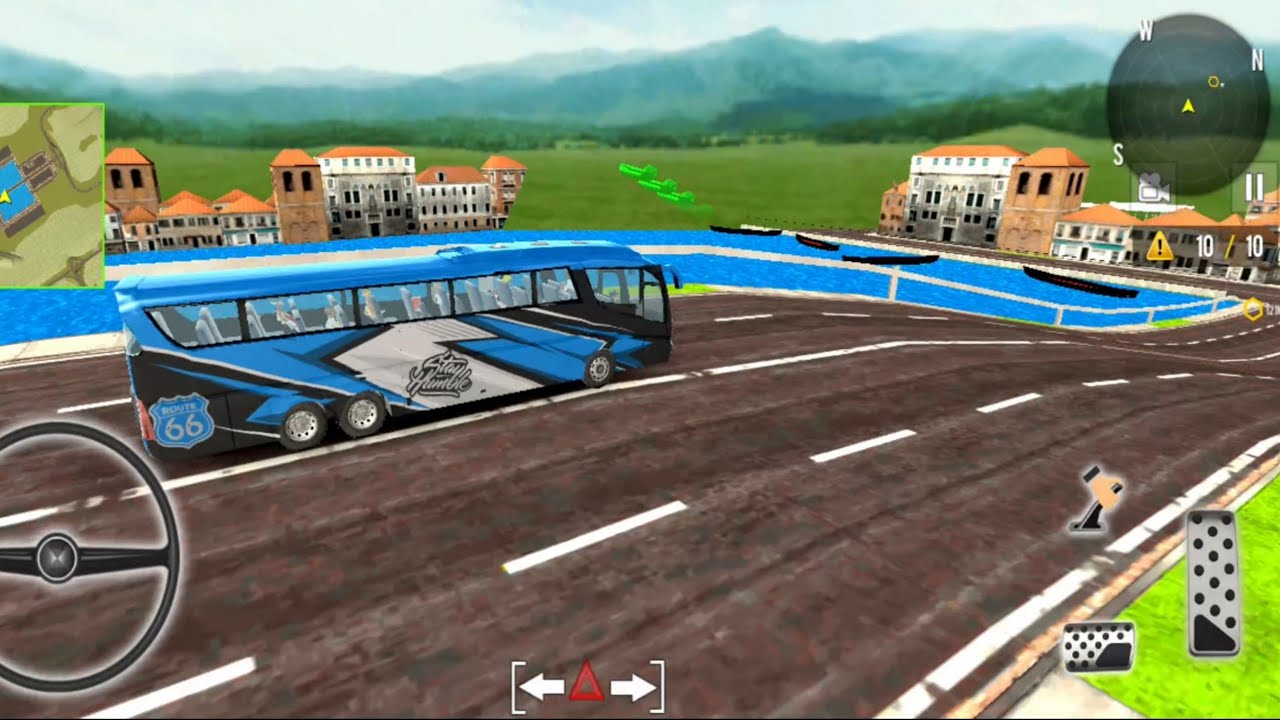 Bus Simulator Indonesia gameplay 3D. Part 01 - YouTube