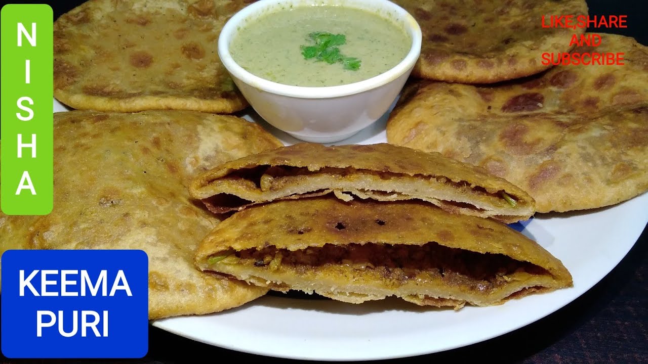 How to make KEEMA PURI | MUTTON KEEMA PURI | KEEMA KACHORI RECIPE ...
