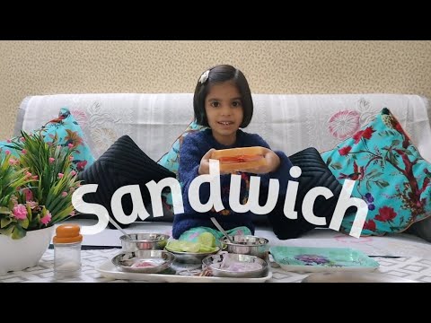 Veg sandwich making activity for kids| Kids making sandwich 🥪|Riddhi ...