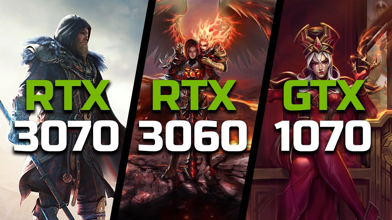 RTX 3070 vs RTX 3060 vs GTX 1070 - Test in 10 Games - YouTube
