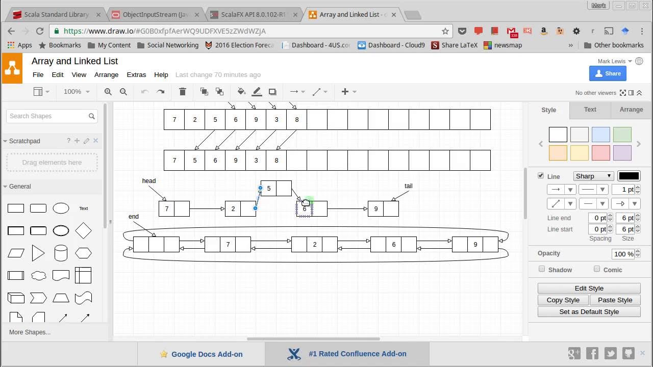 Buffer with Singly Linked List 3 (using Scala) - YouTube