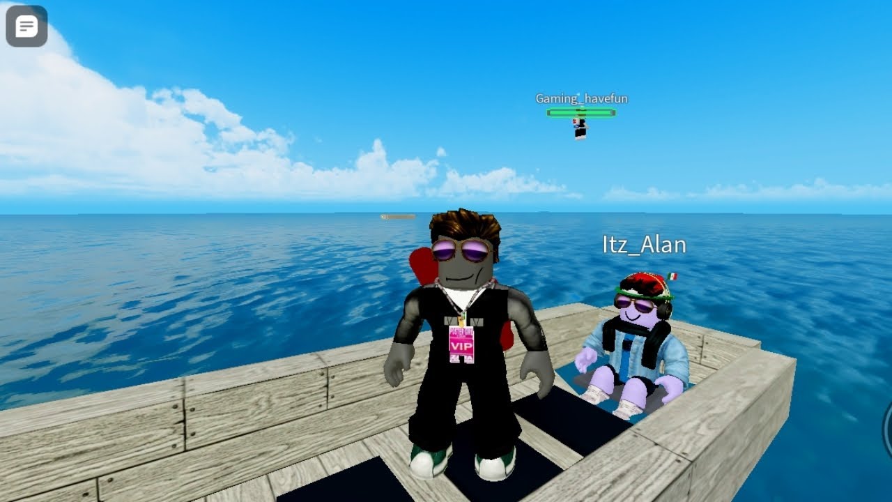 me and another YouTuber survived Roblox Titanic saf and atss play ...