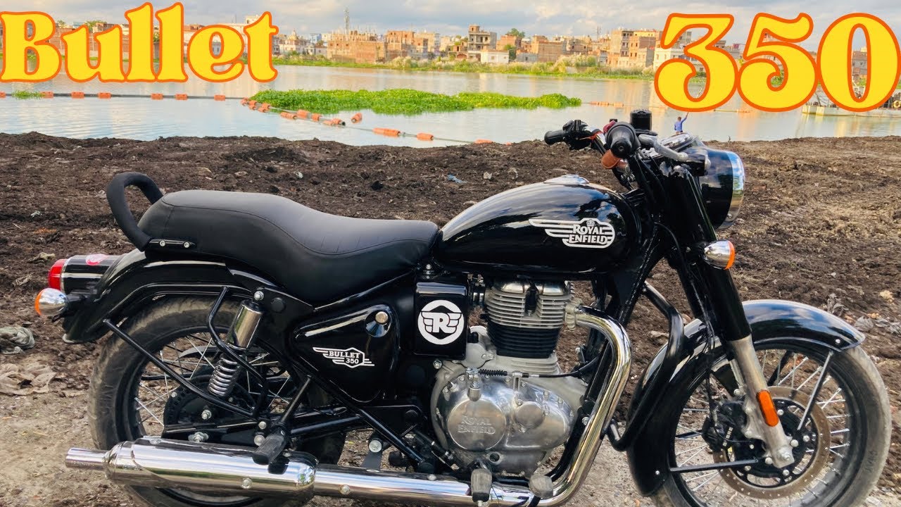 New bullet 350 base model military black review & road test #bullet ...