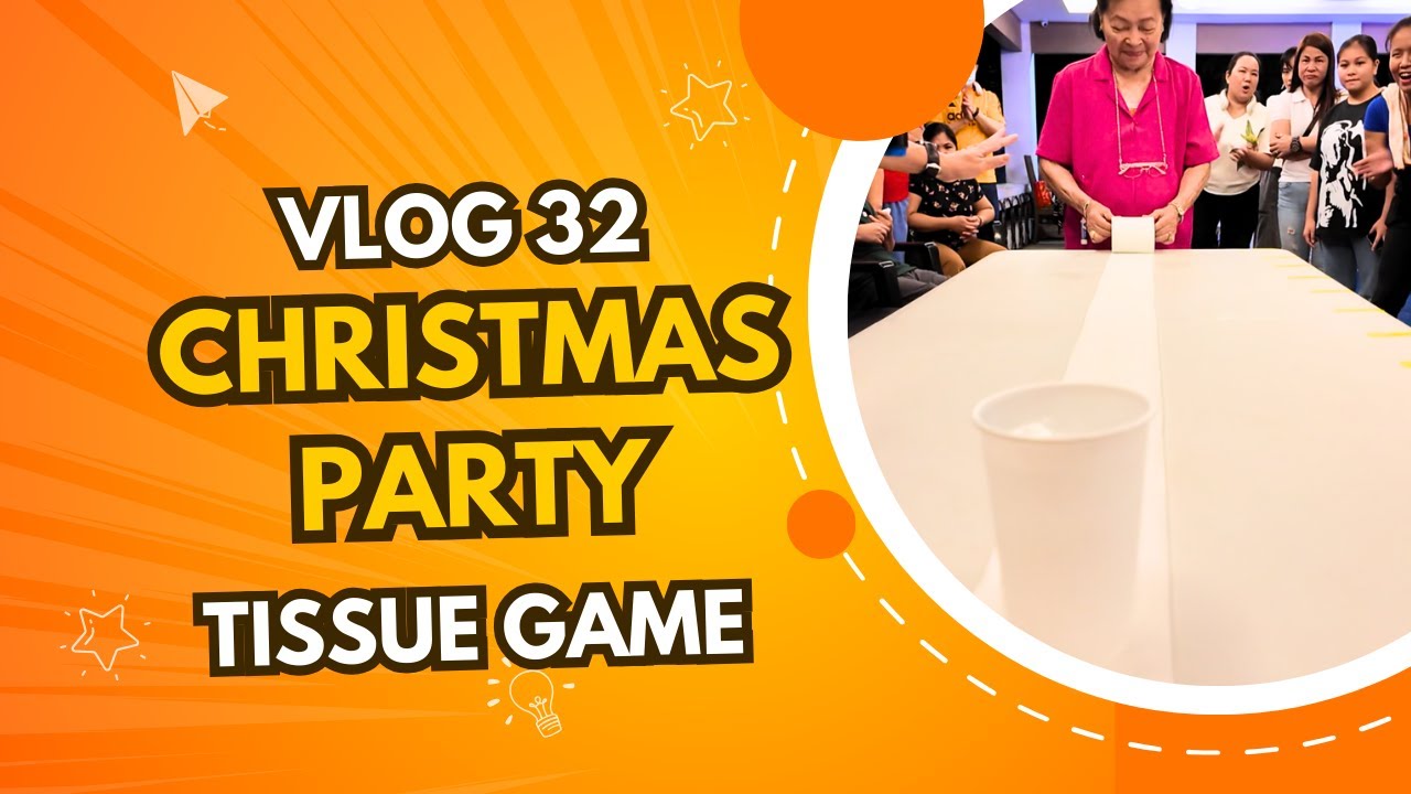 Christmas Party Challenge: The Tissue Pull and Win! - YouTube