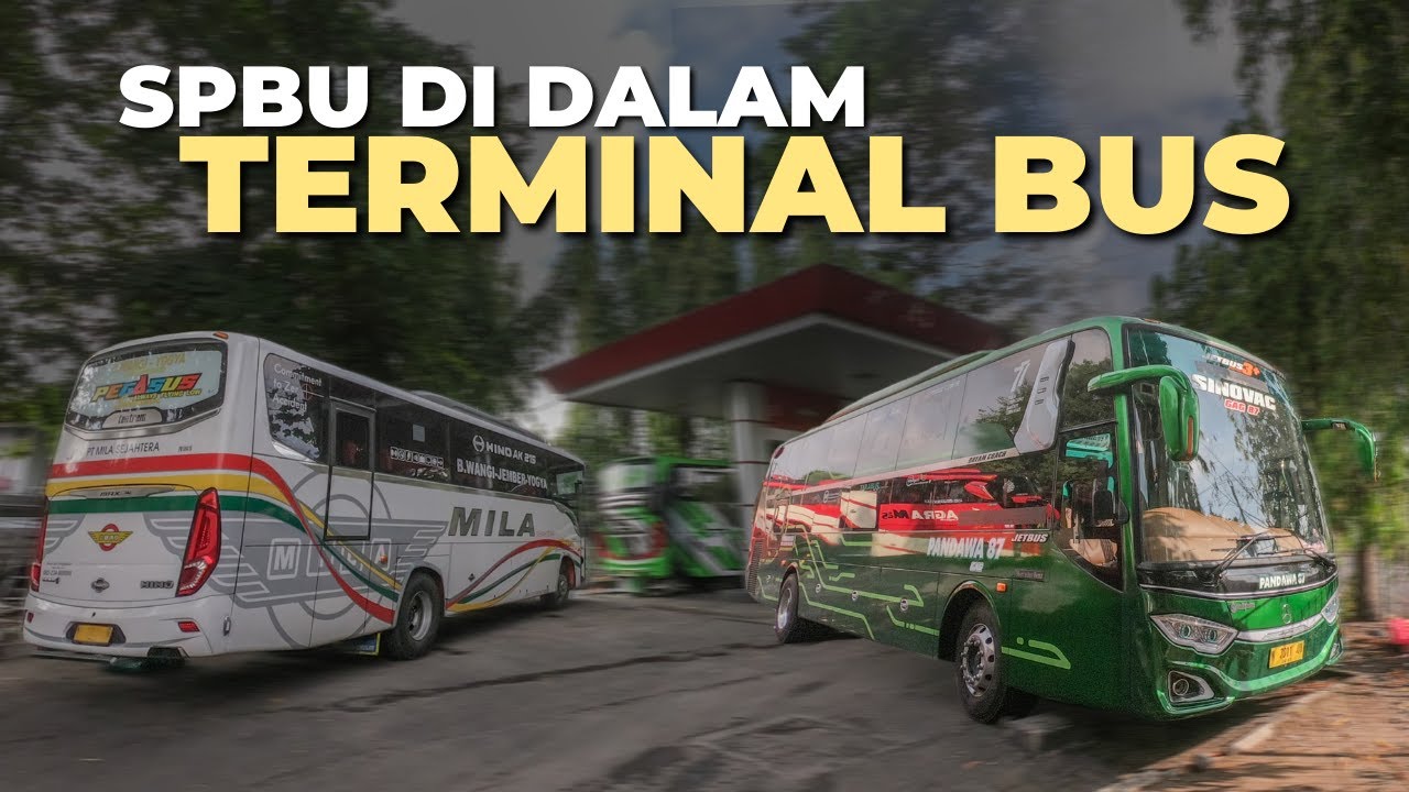 PARKIRAN BUS YANG GITU-GITU AJA | Terminal Giwangan Pagi Hari - YouTube