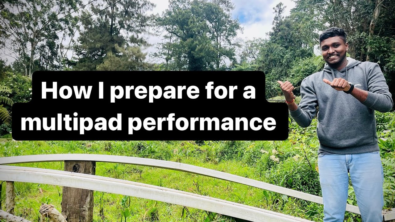 How I preparare for a multipad performance - YouTube