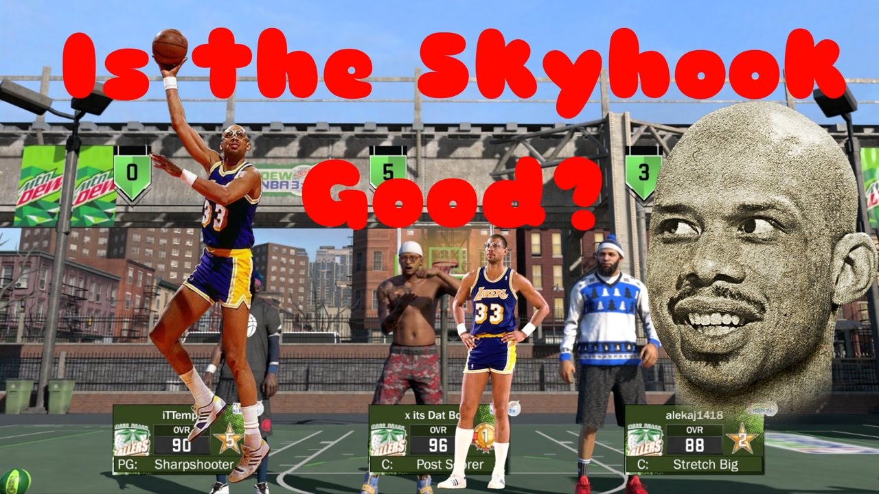 Is the Skyhook Good? NBA 2k17 - YouTube