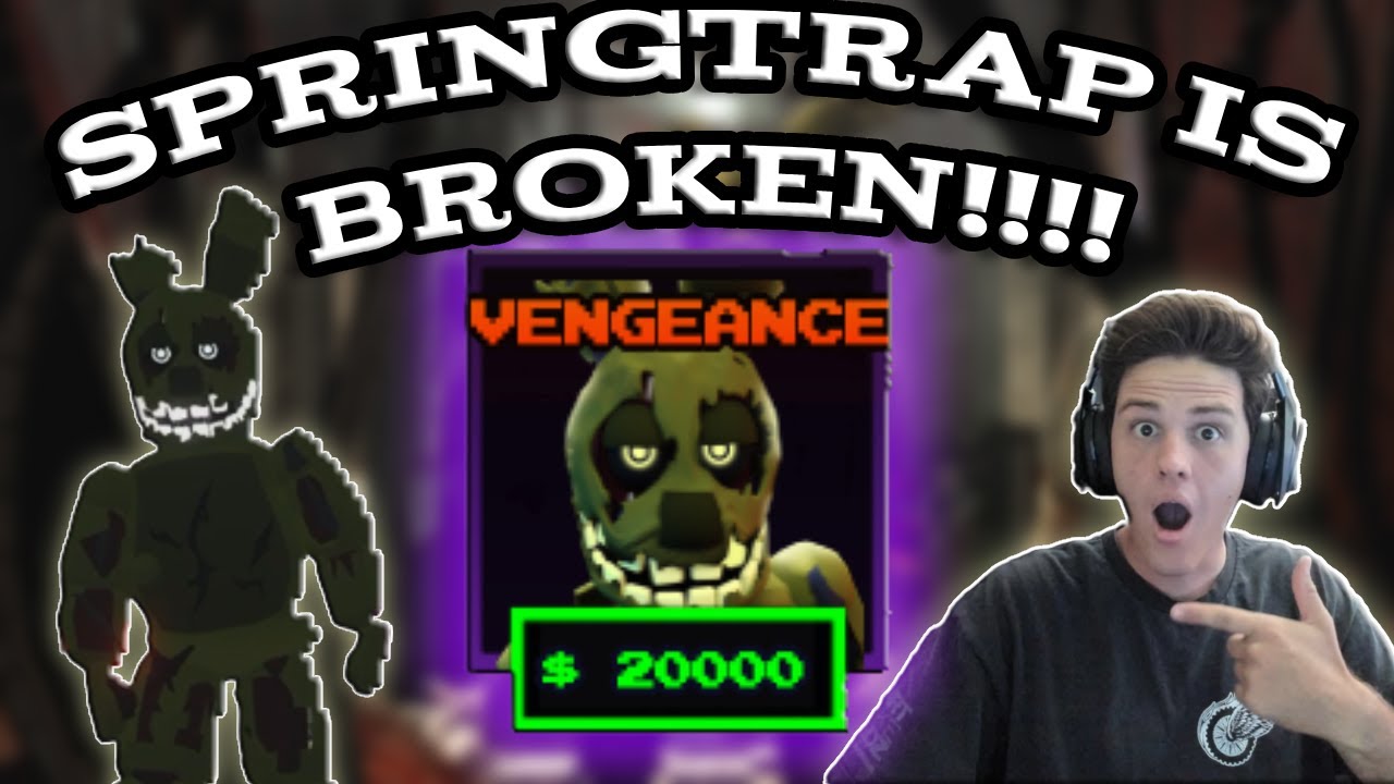 SPRINGTRAP Is The MOST OVERPOWERED Tower In Five Nights TD! Showcase ...