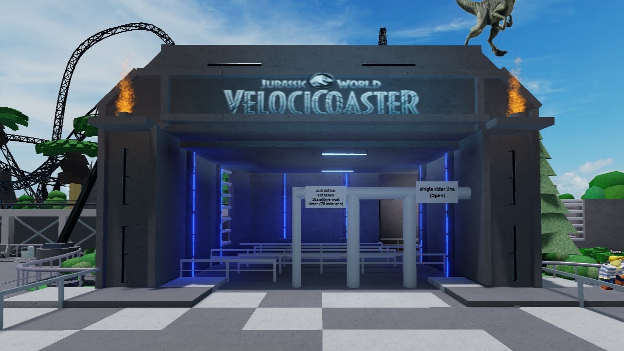 *VELOCICOASTER* daytime POV (Theme Park Tycoon 2) - YouTube