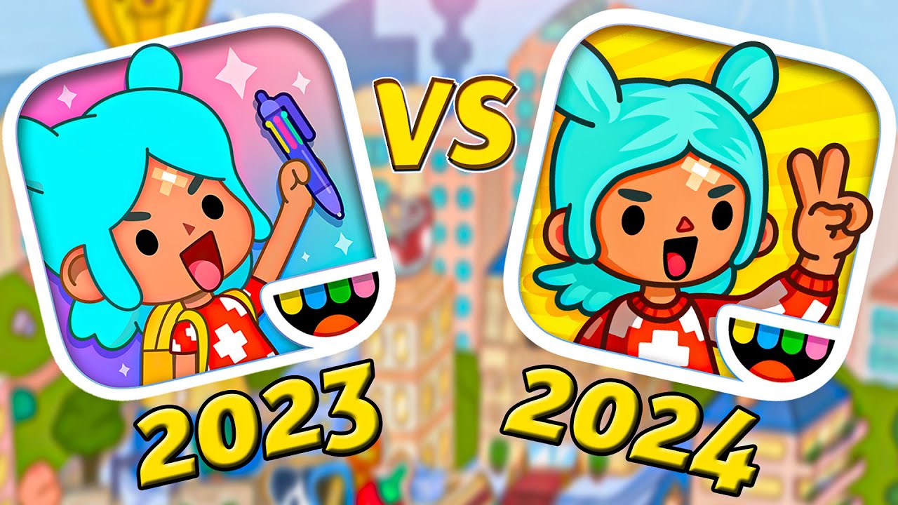 NEW vs OLD ️️ 2023 vs 2024 ️️ Toca Life World ️️ Toca Boca - YouTube