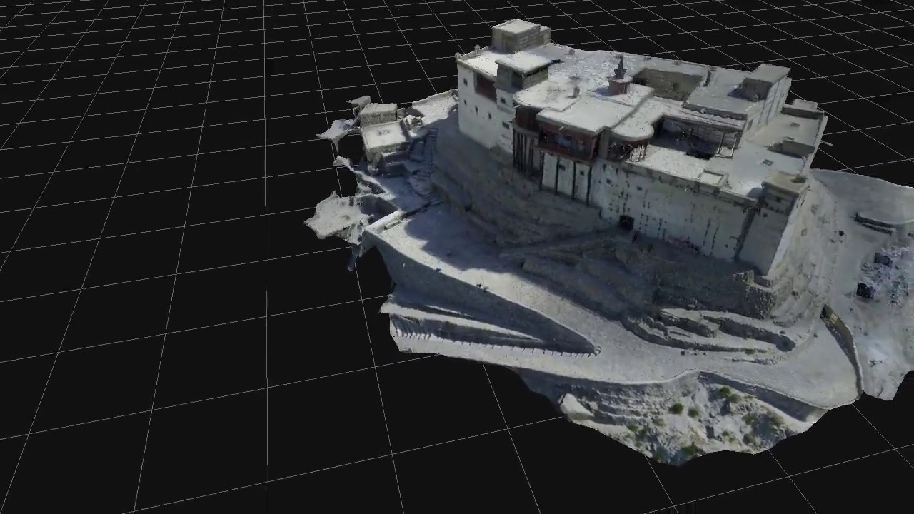 3D Model of Baltit Fort - YouTube