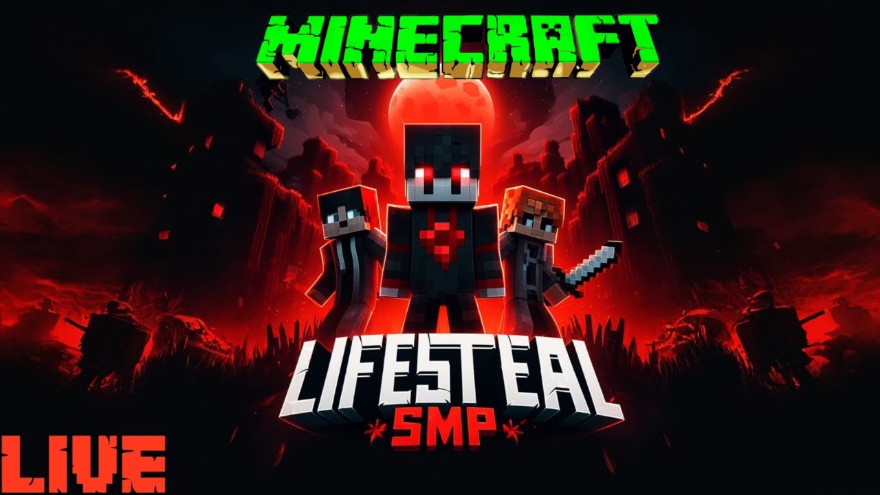 Minecraft JAVA+PE Lifesteal Public SMP Live | Minecraft Live Stream and ...