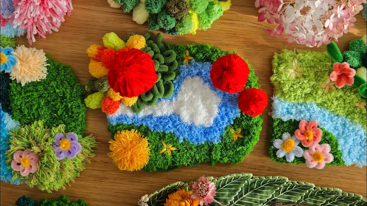 Step 6: Pipe Cleaner Mushrooms - Decorative Elements | DIY moss rug and ...