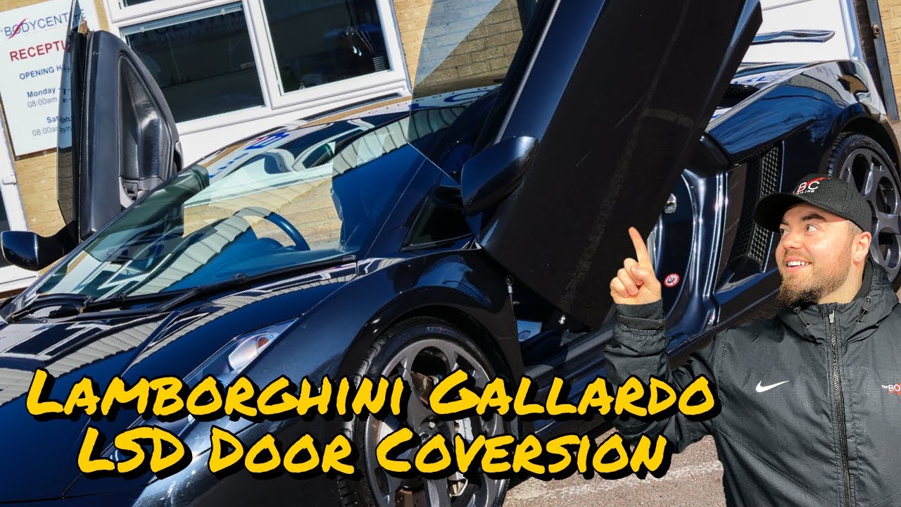 Lamborghini Gallardo LSD Door Conversion - YouTube