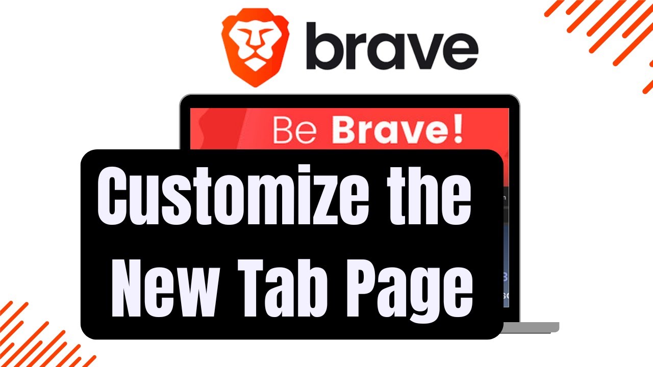 How to Customize the New Tab Page in Brave - YouTube