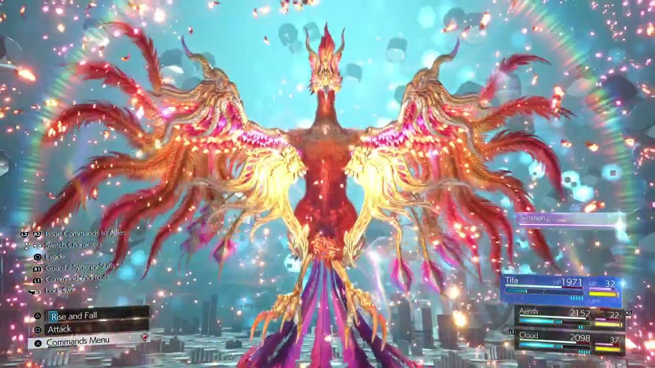 Final Fantasy 7 Rebirth Phoenix Full Might (Dynamic LVL. 26) - YouTube