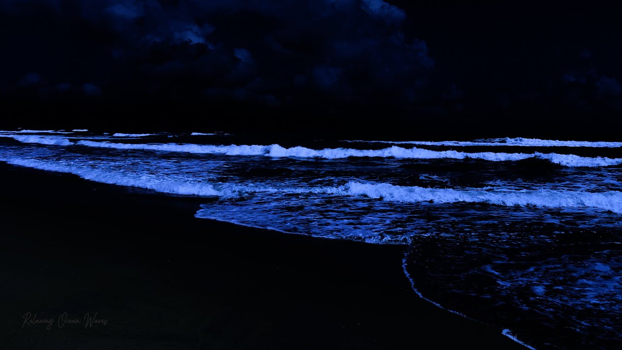 Ocean Wave Sounds at Night to Reduce Anxiety and Help You Sleep 🎶 ...