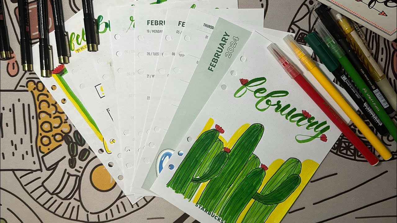 FEBRUARY - BULLET JOURNAL 2024 - YouTube