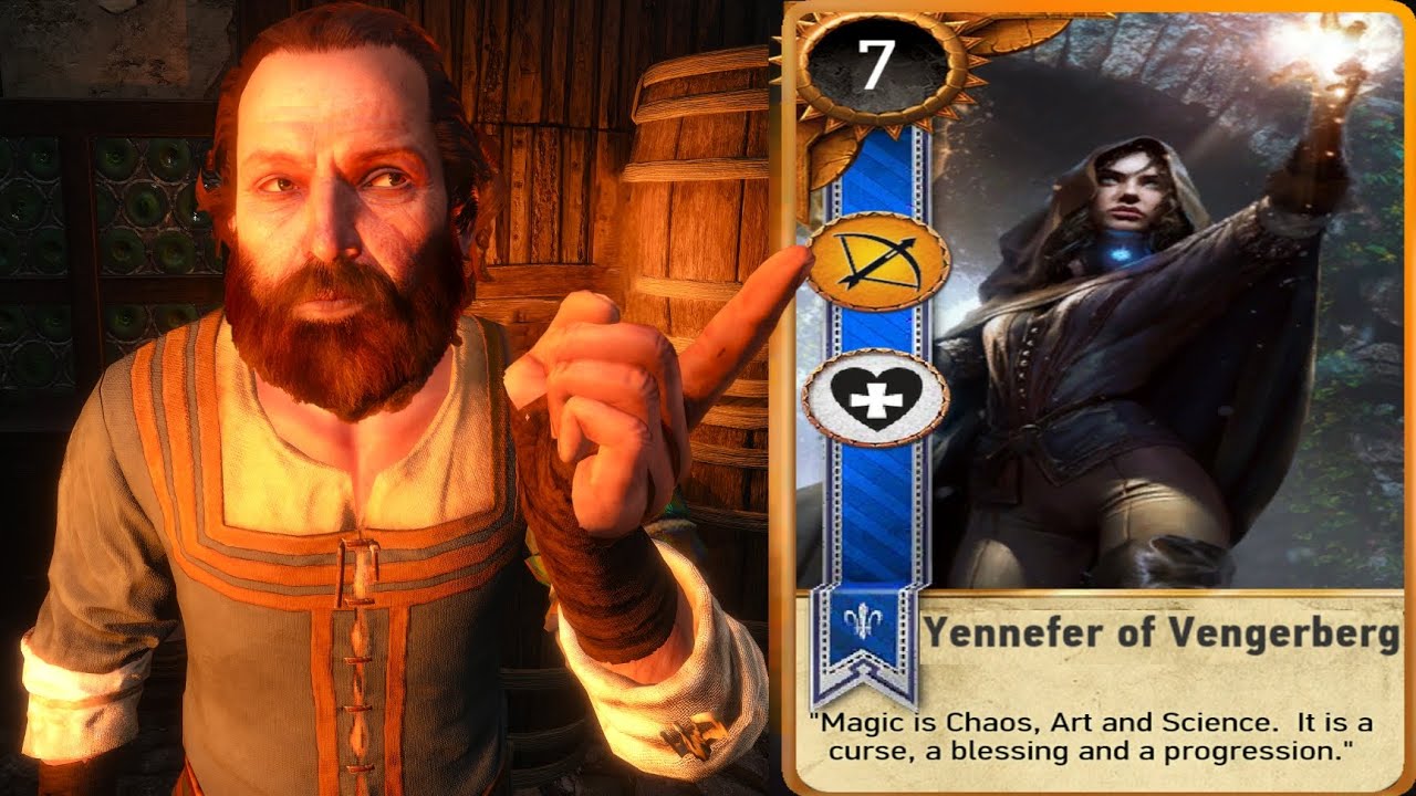 witcher 3 where to find yennefer gwent card - YouTube