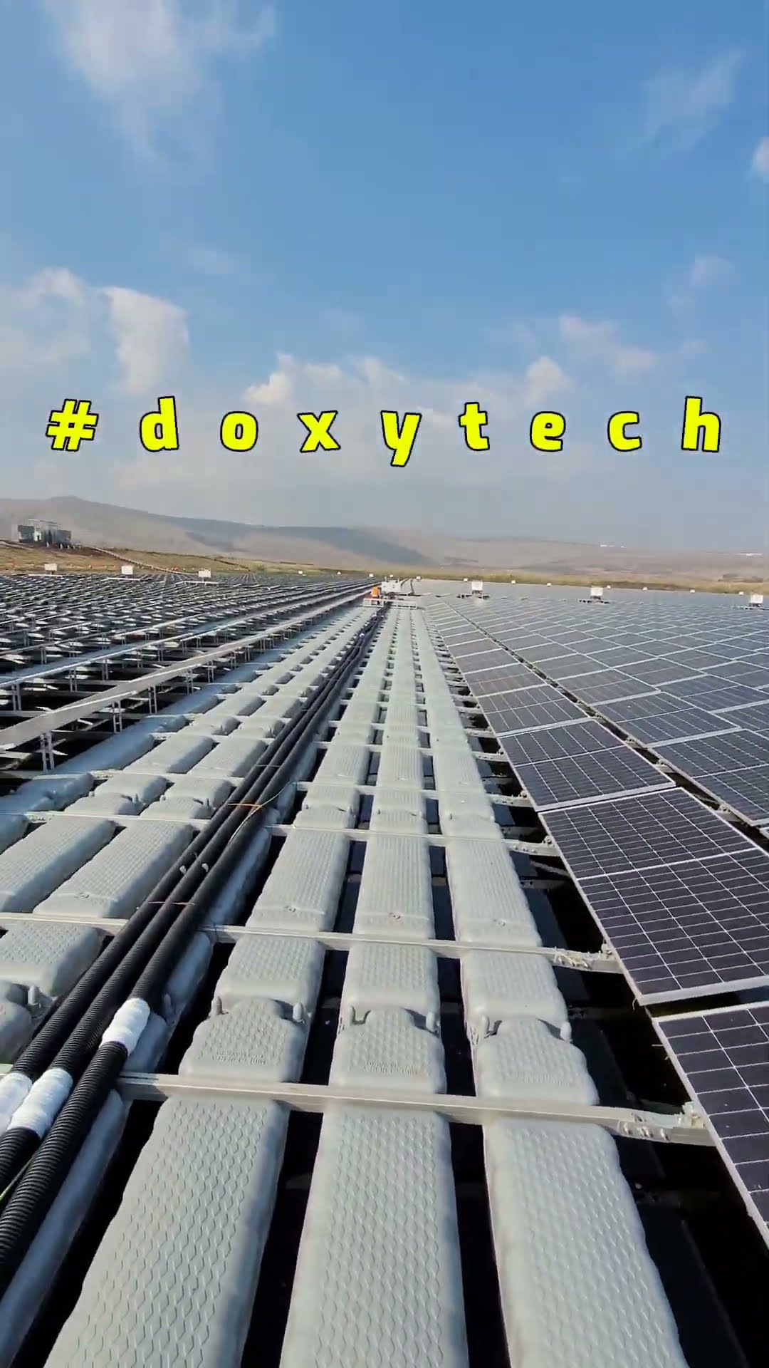 Floating solar farm with floating inverters ⚡️#solar #future - YouTube