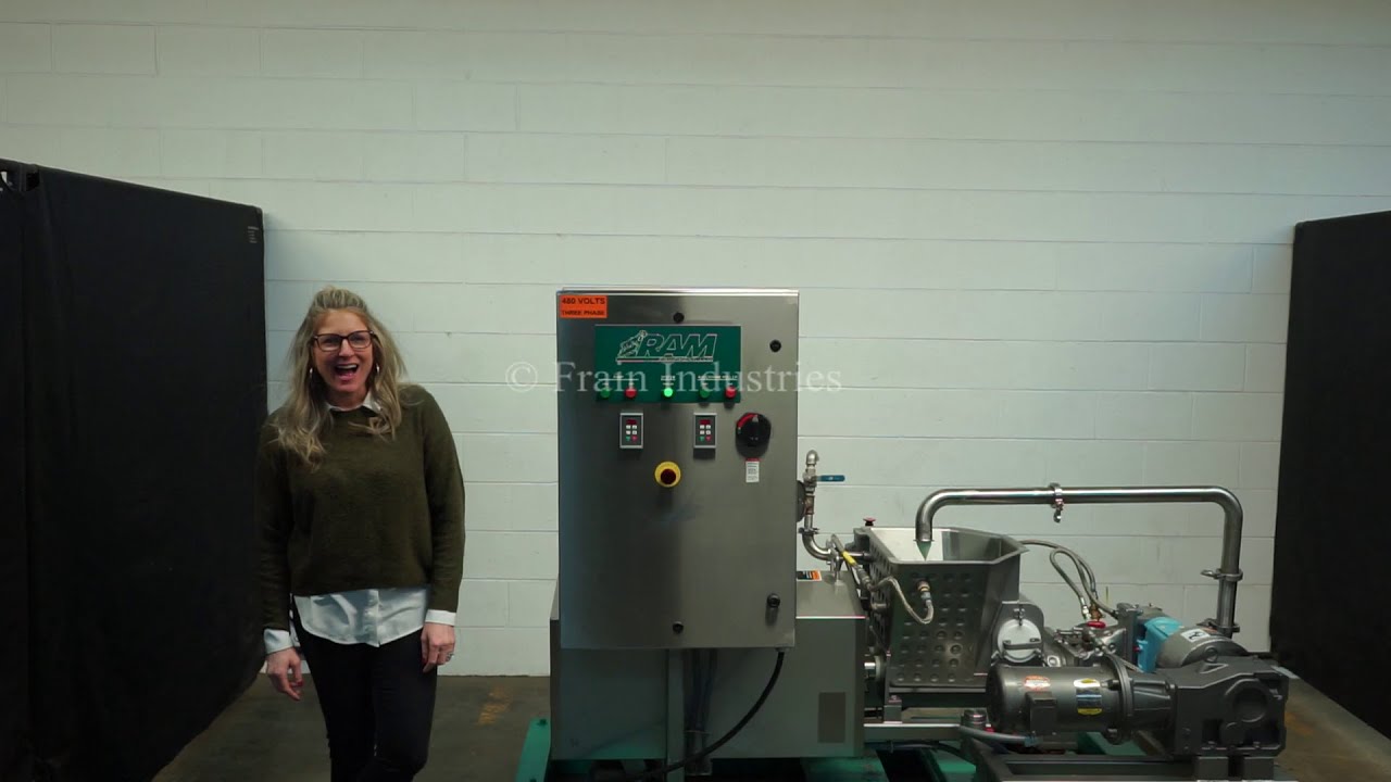 Ram Equipment Inc Auger Feeder PUMP Demonstration - YouTube