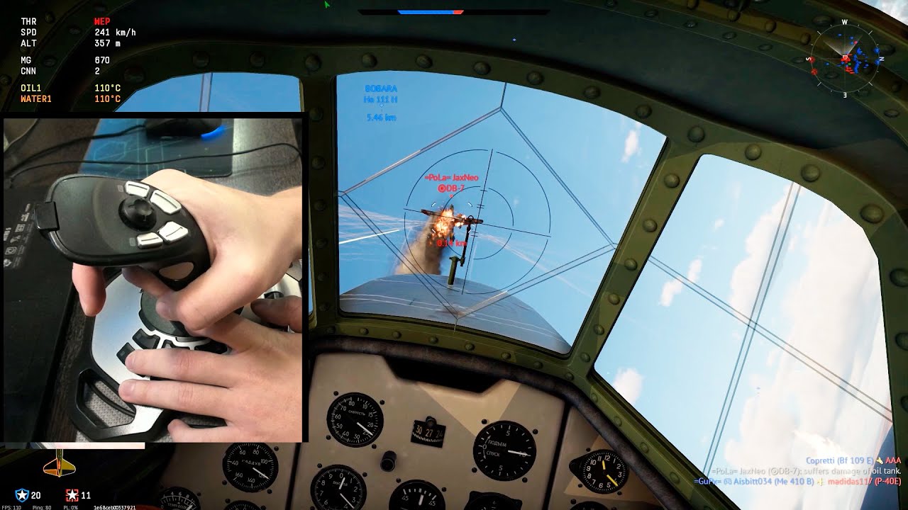 War Thunder IL-2 (1942) Joystick Dogfight Compilation Realistic Plane Battle Gameplay No ...