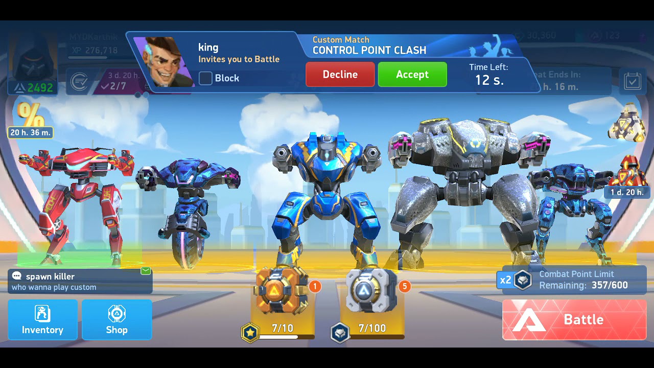 mech arena paragon best loadouts - YouTube