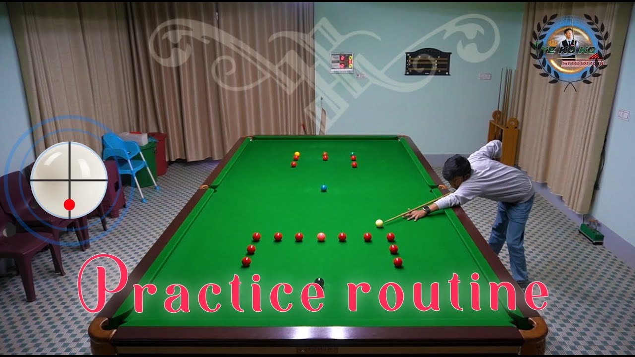 U pattern practice routine#snooker - YouTube