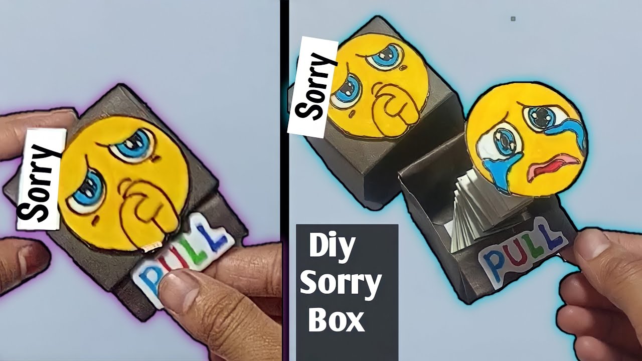Sorry Card/ Sorry Card For Friend/ pop up Sorry Card/ Handmade Pop up ...
