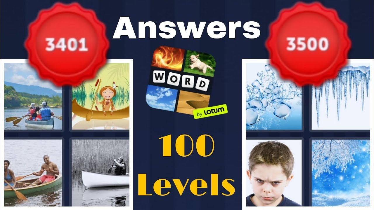 4 Pics 1 Word Levels 3401-3500 Hard and Super Hard Levels - YouTube
